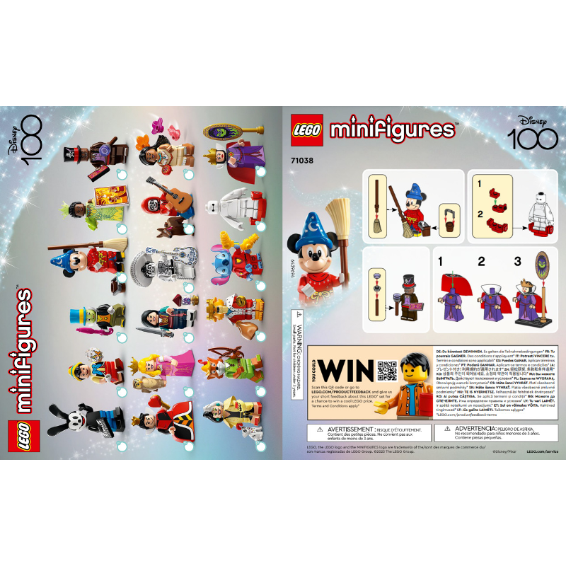 Pinocchio Série Disney Lego® - coldis100-2